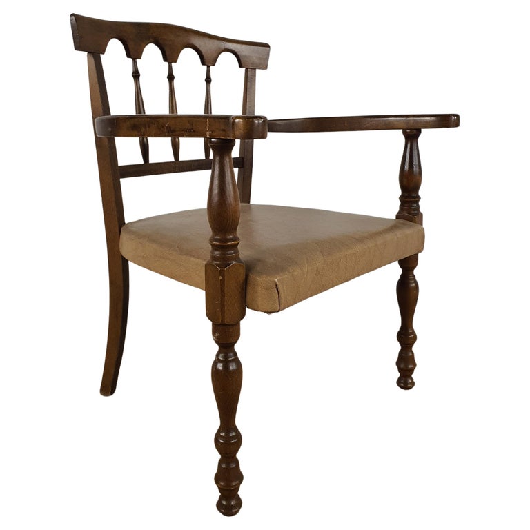 Vintage Padded Armchair For Sale at 1stDibs