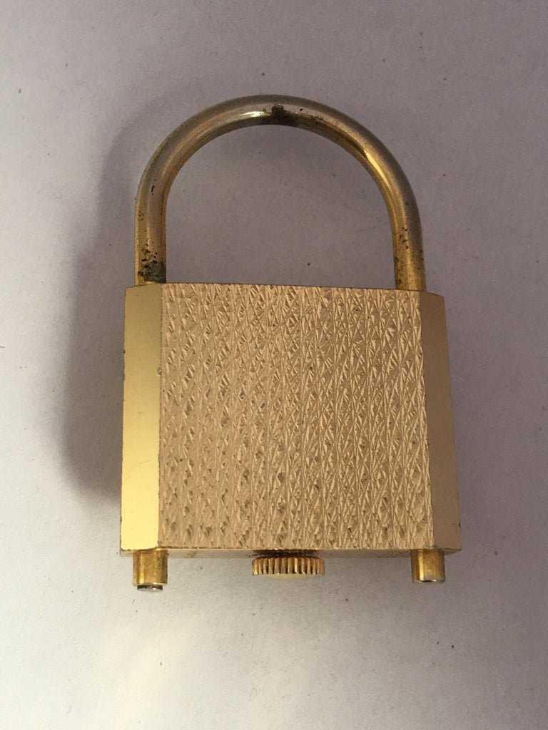 Vintage Padlock Shape Swiss Mechanical Pendant Watch For Sale at ...