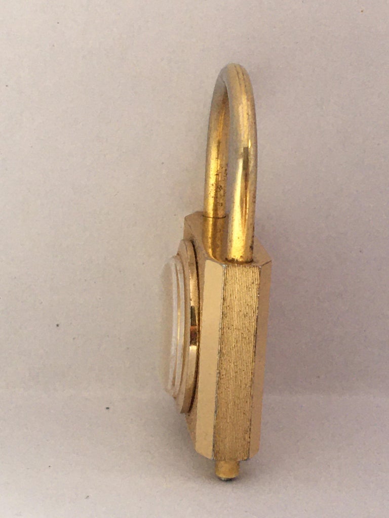 Vintage Padlock Shape Swiss Mechanical Pendant Watch For Sale at ...