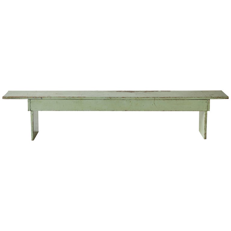 Vintage Painted Work Bench at 1stDibs