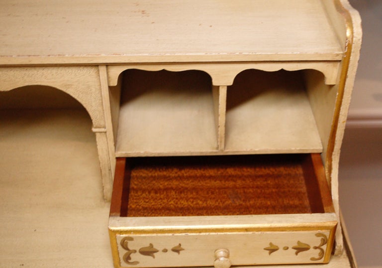 Vintage Painted Writing Desk at 1stDibs