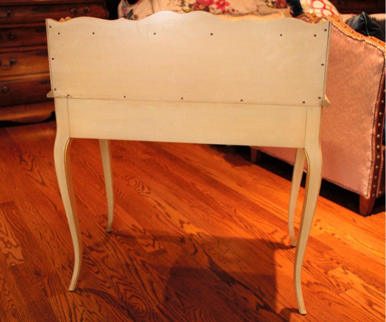 Vintage Painted Writing Desk at 1stDibs