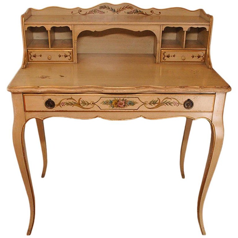 Vintage Painted Writing Desk at 1stDibs