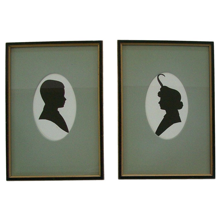 Vintage Silhouette Portrait CLASSIC SILHOUETTE PORTRAITS Dana Ashlyn