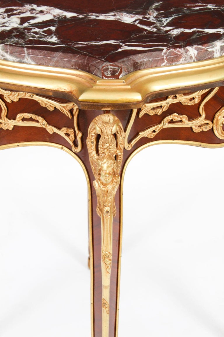 Vintage Pair French Louis Revival Marble and Ormolu Occasional Tables ...