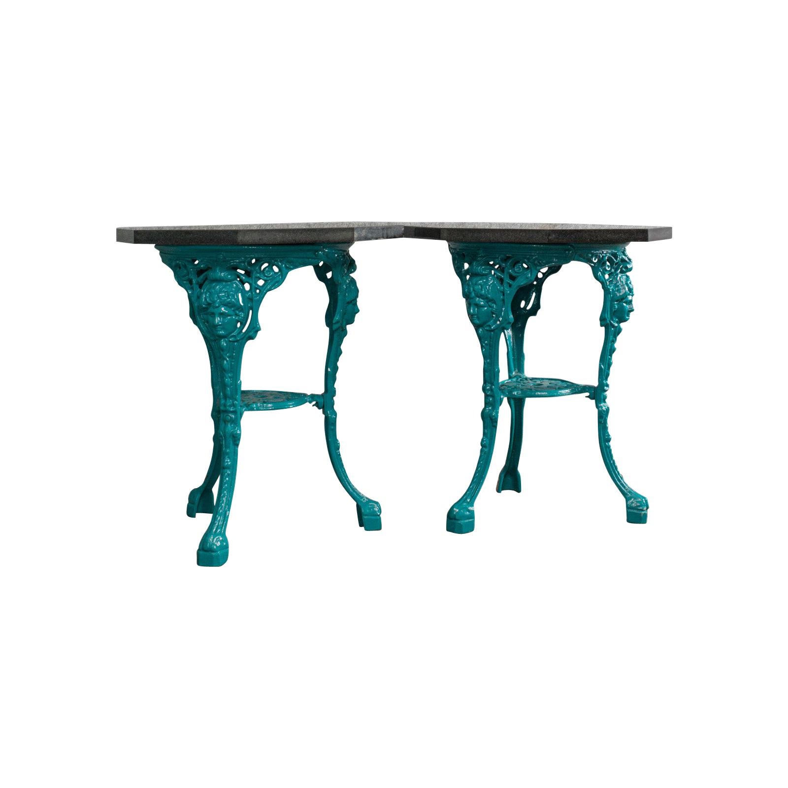 Cast Resin 'Barrel' Side Table, Natural Stone Finish by Zachary A ...