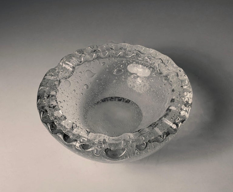 Vintage Pair of Daum Nancy France Controlled Bubble Ashtrays For Sale ...