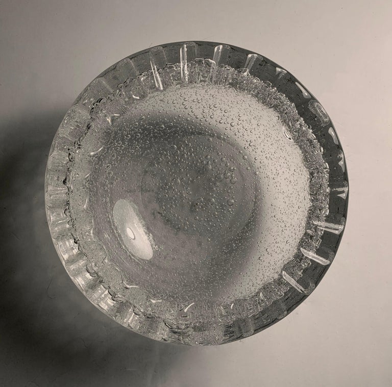 Vintage Pair of Daum Nancy France Controlled Bubble Ashtrays For Sale ...