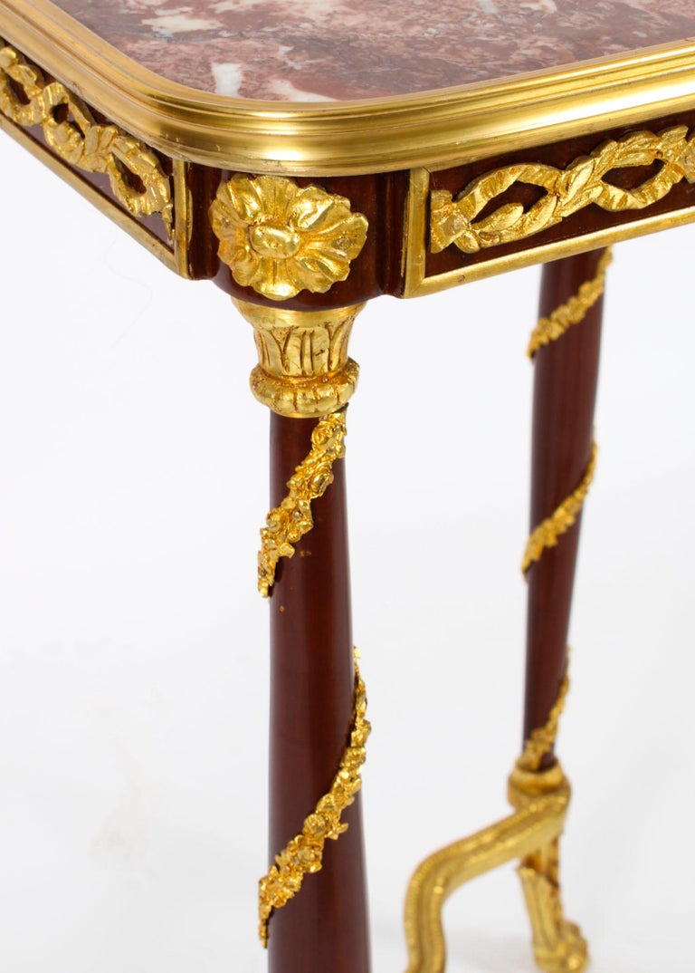 Vintage Pair of French Louis Revival Ormolu Mounted Occasional Tables ...
