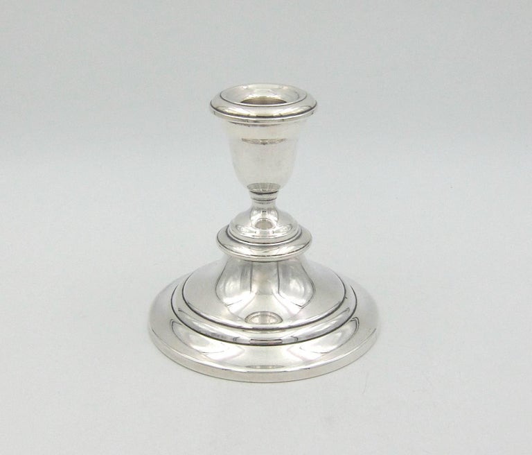 Vintage Pair of Gorham Convertible Candlesticks in Silver Plate at 1stDibs