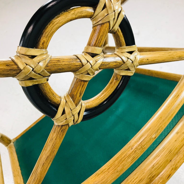 Vintage Pair of McGuire Chairs at 1stDibs