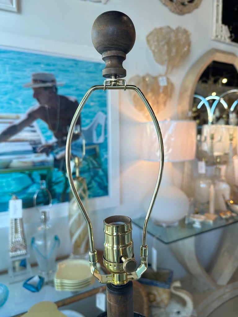 Vintage Pair of Nautical Rope Table Lamps Newly Wired New 3 Way Brass ...