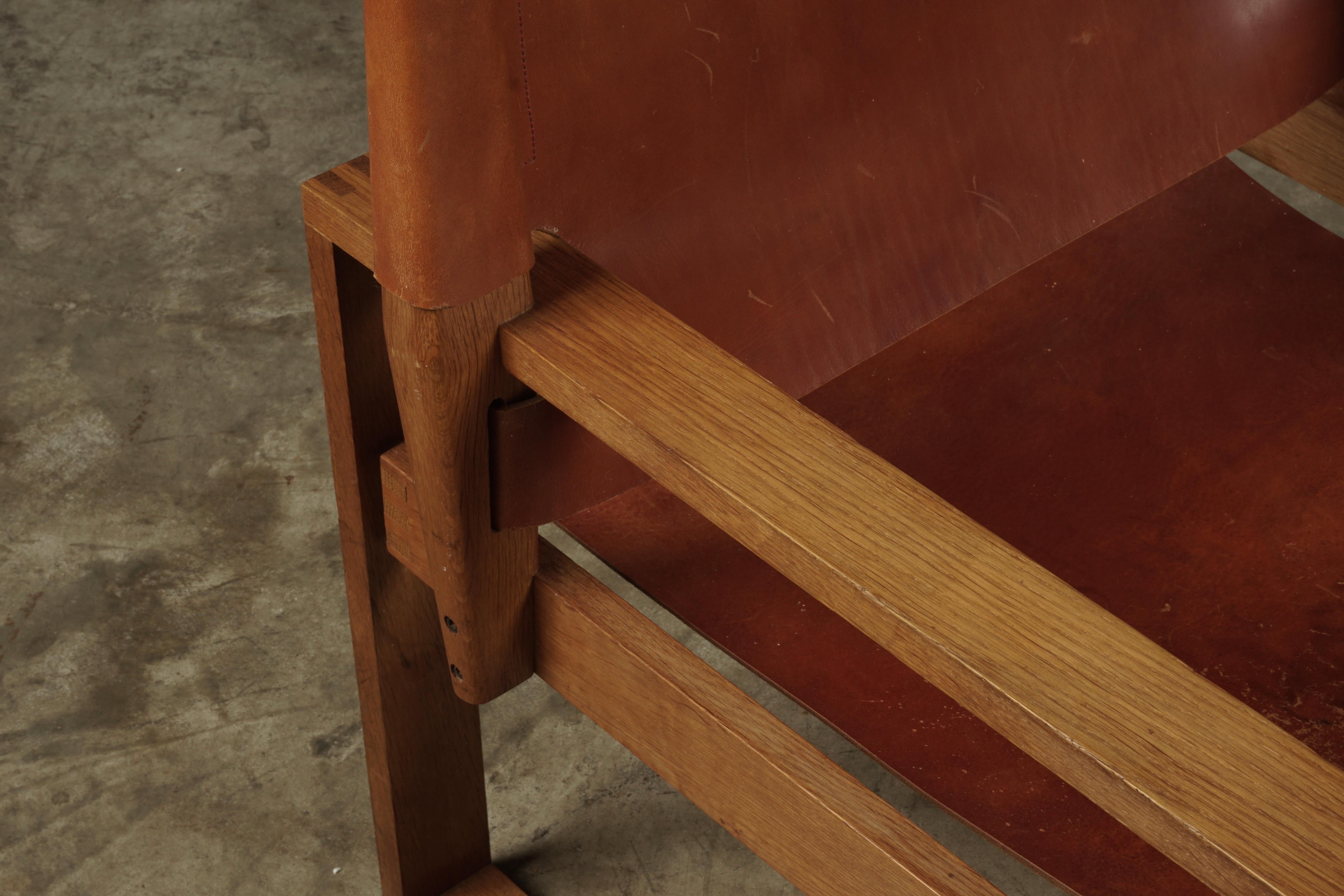 Vintage Pair of Safari Chairs Designed by Svend Frandsen, Denmark ...