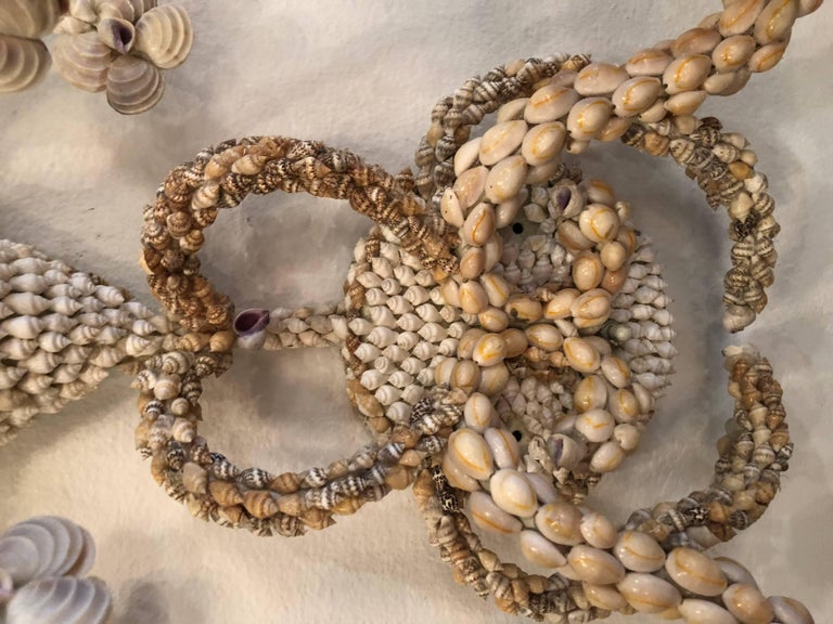 Vintage Pair of Seashell Shell Beach Wall Light Sconces at 1stDibs