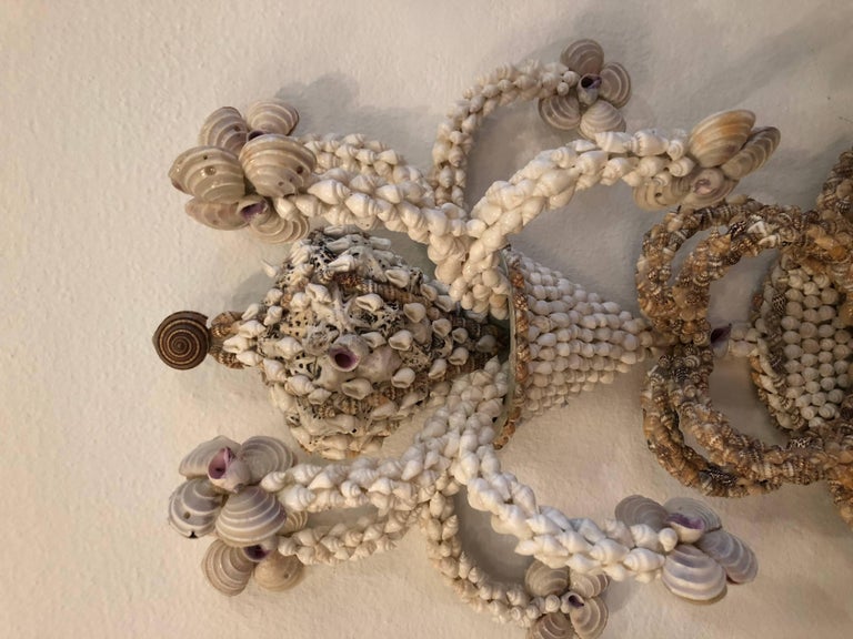 Vintage Pair of Seashell Shell Beach Wall Light Sconces at 1stDibs