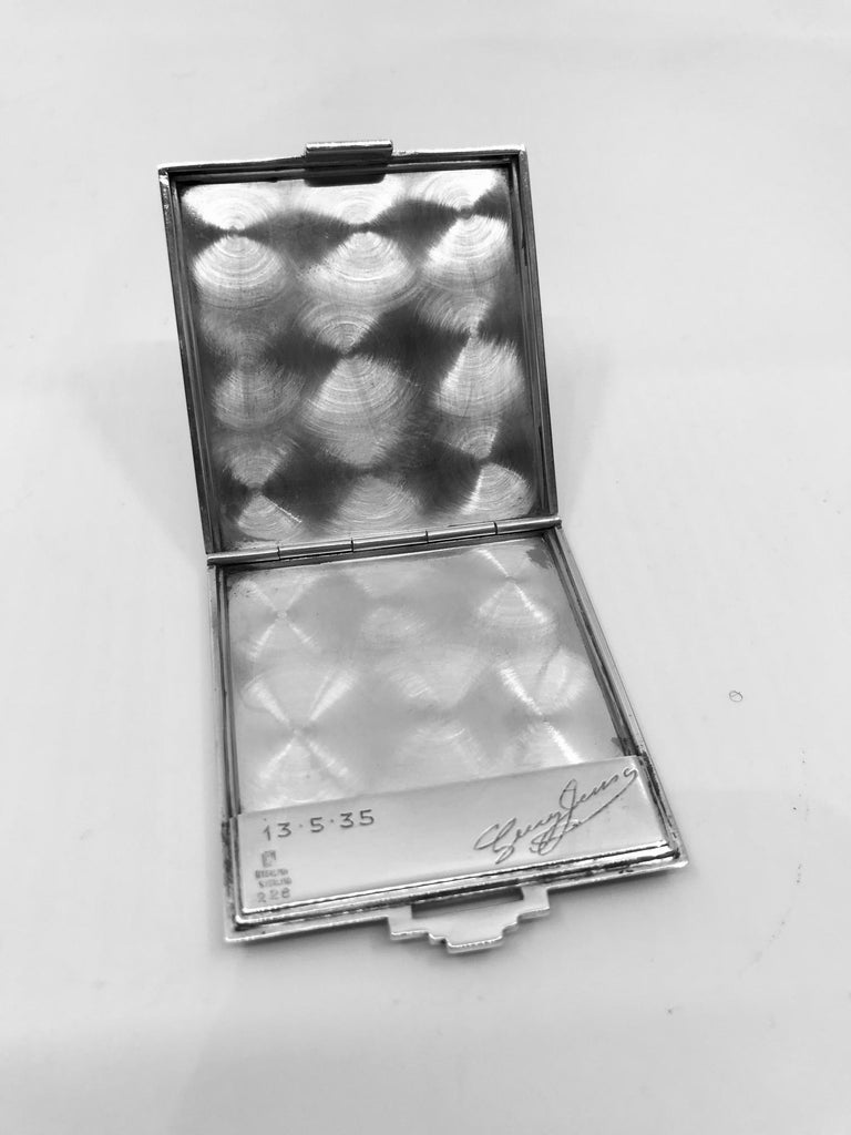 Vintage Pair of Signed Georg Jensen Boxes at 1stDibs