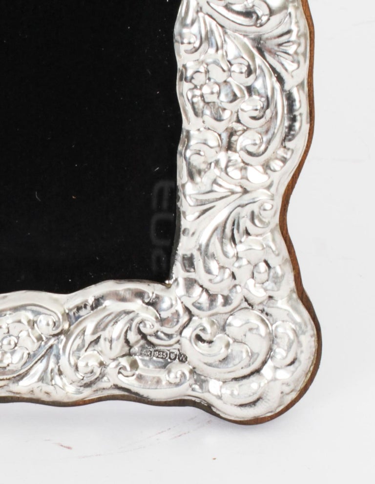 Vintage Pair of Sterling Silver Photo Frames by Harry Frane, London ...