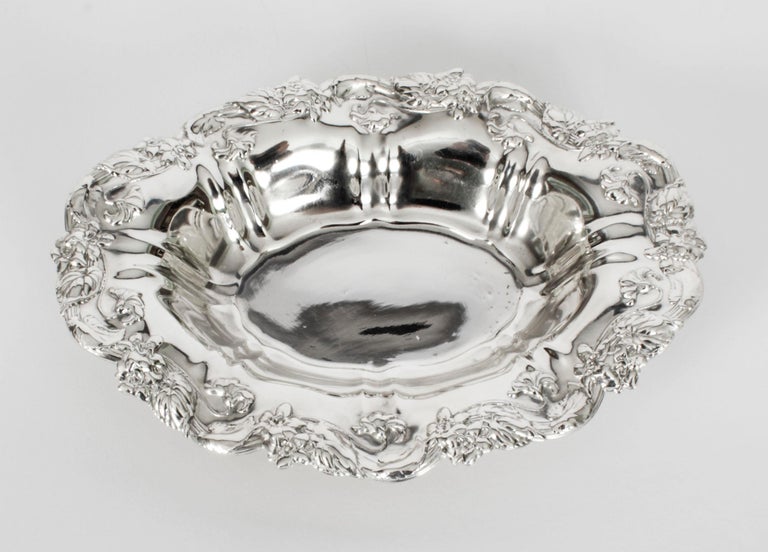 Vintage Pair Silver Plated Bon Bon Dishes by Falstaff Mid 20th Century ...