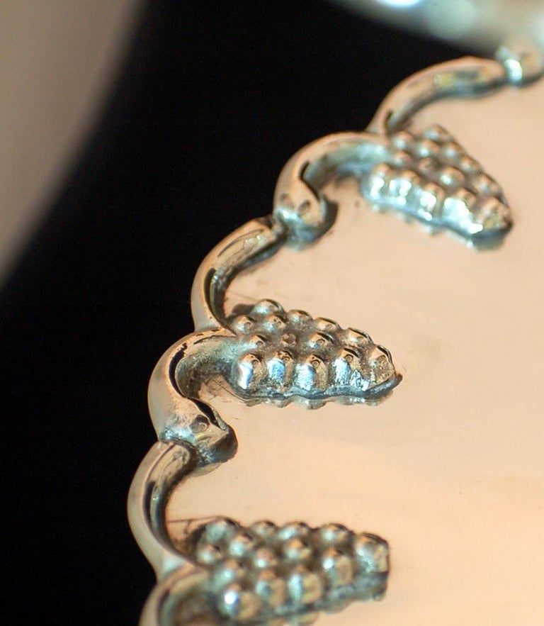 Vintage Pair Silver Plated Tiered Cake / Biscuit Stands 20th C For Sale ...