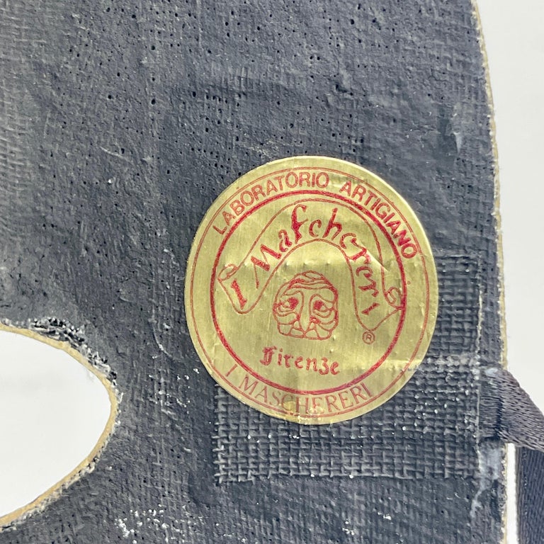 Vintage Pair Venetian Masquerade Mask on Opera Sticks at 1stDibs