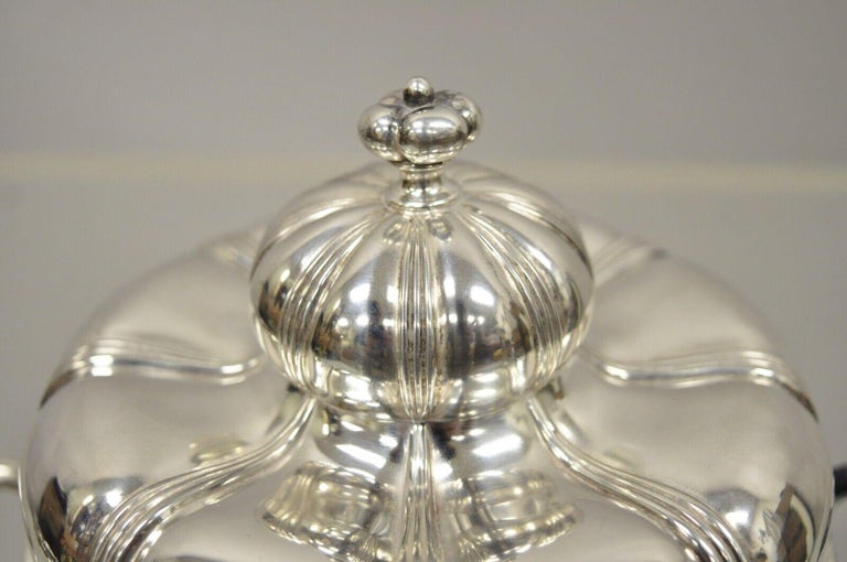 Vintage Pairpoint Silver Plated Covered Butter Bowl Covered Dish with ...