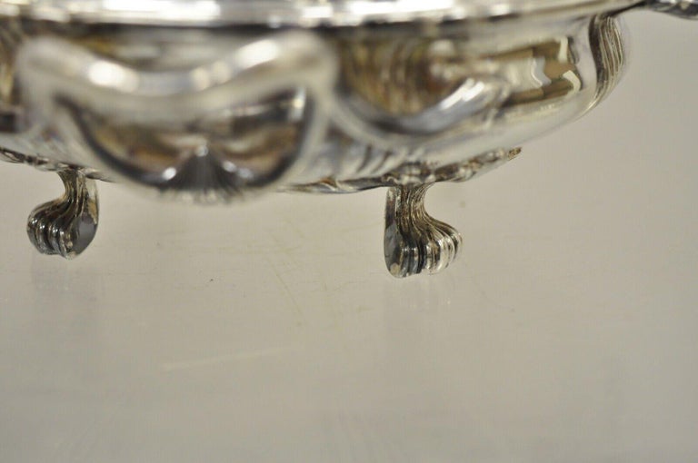 Vintage Pairpoint Silver Plated Covered Butter Bowl Covered Dish with ...