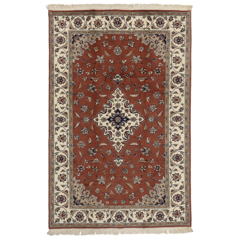 Vintage Pakistani Rug with Persian Design with Arabesque Arts and ...
