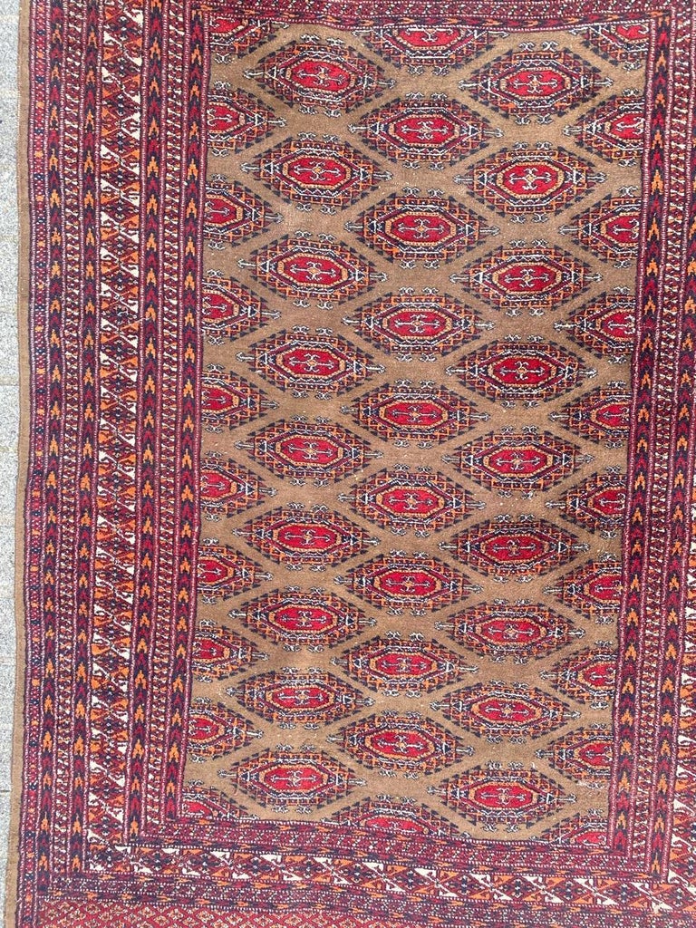 Vintage Pakistani Turkmen Design Rug For Sale at 1stDibs