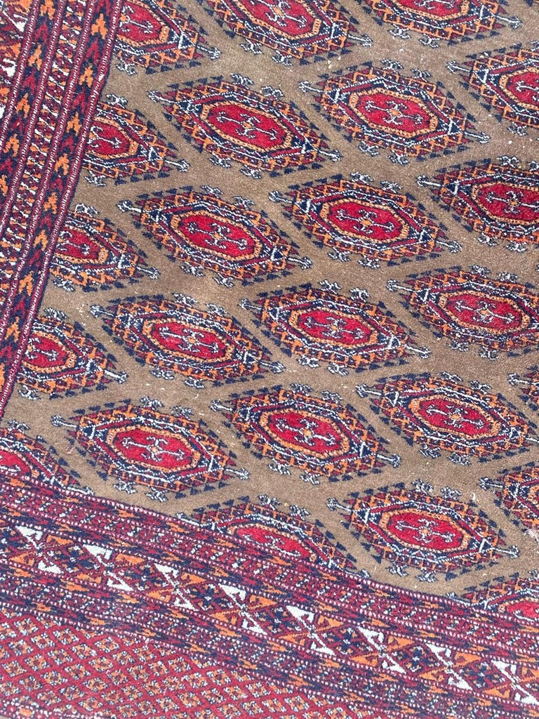 Vintage Pakistani Turkmen Design Rug For Sale at 1stDibs