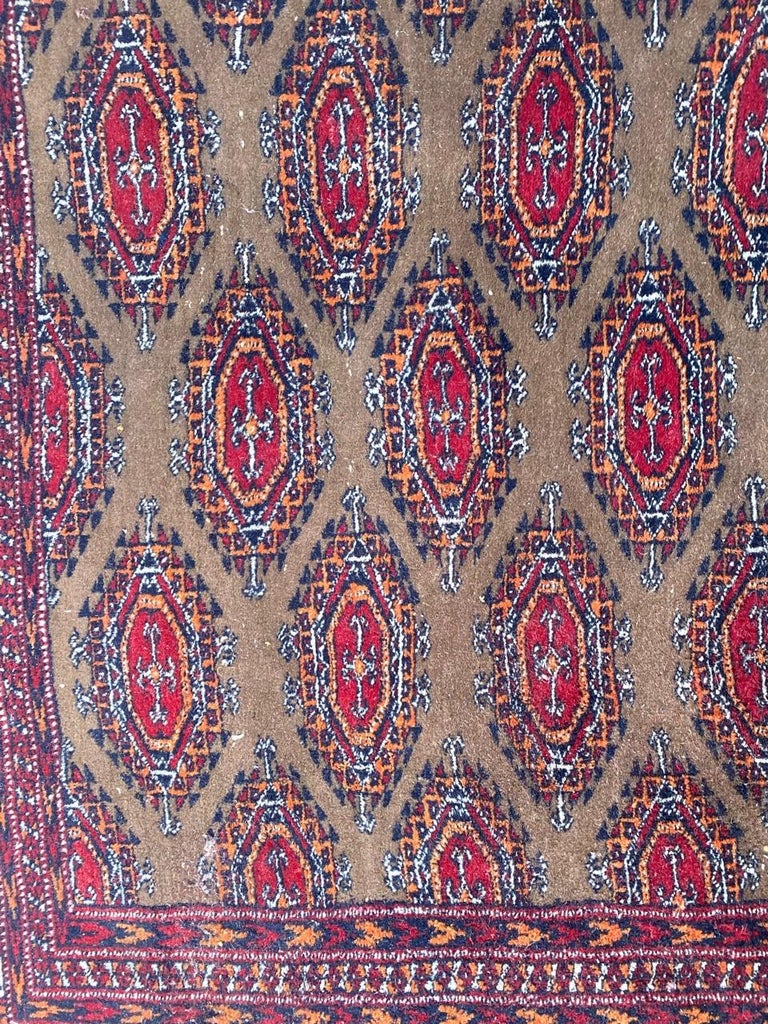Vintage Pakistani Turkmen Design Rug For Sale at 1stDibs