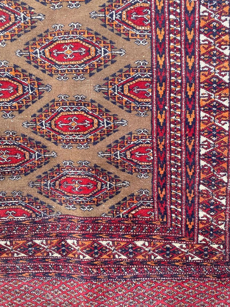 Vintage Pakistani Turkmen Design Rug For Sale at 1stDibs