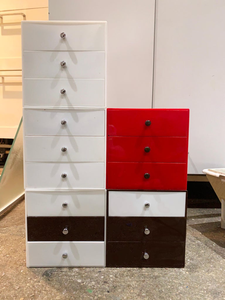 Vintage Palaset Treston Modular Storage Box Set, Scandinavian Modern ...