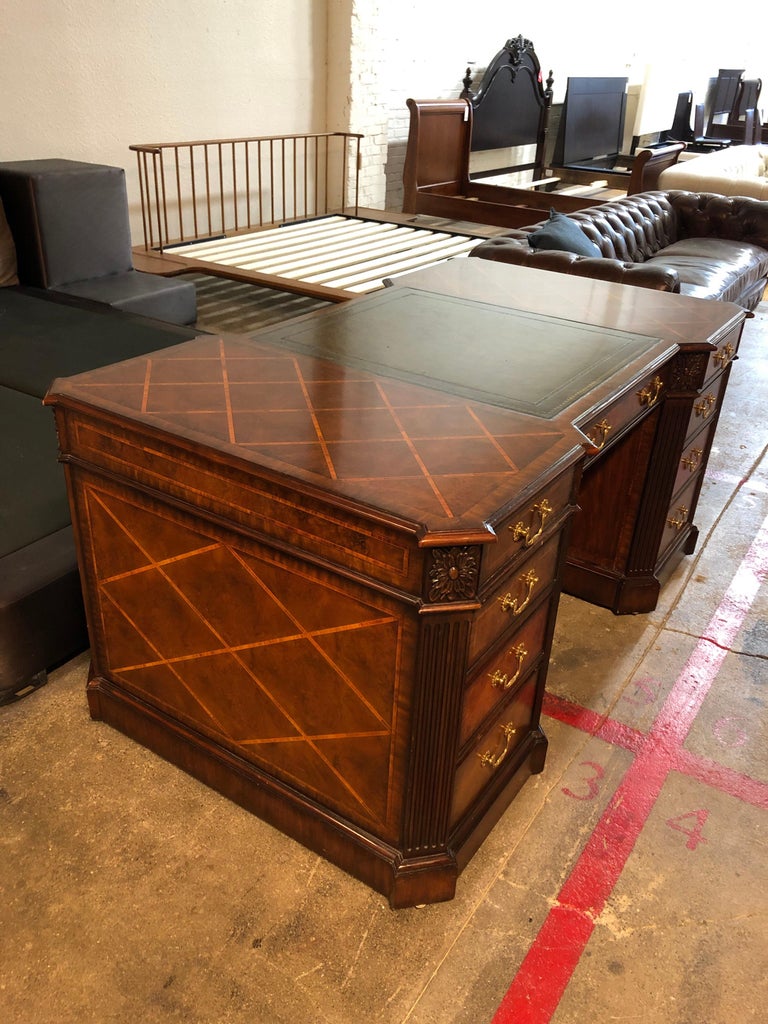 Maitland-Smith Partners Wood and Leather Desk For Sale at 1stDibs ...