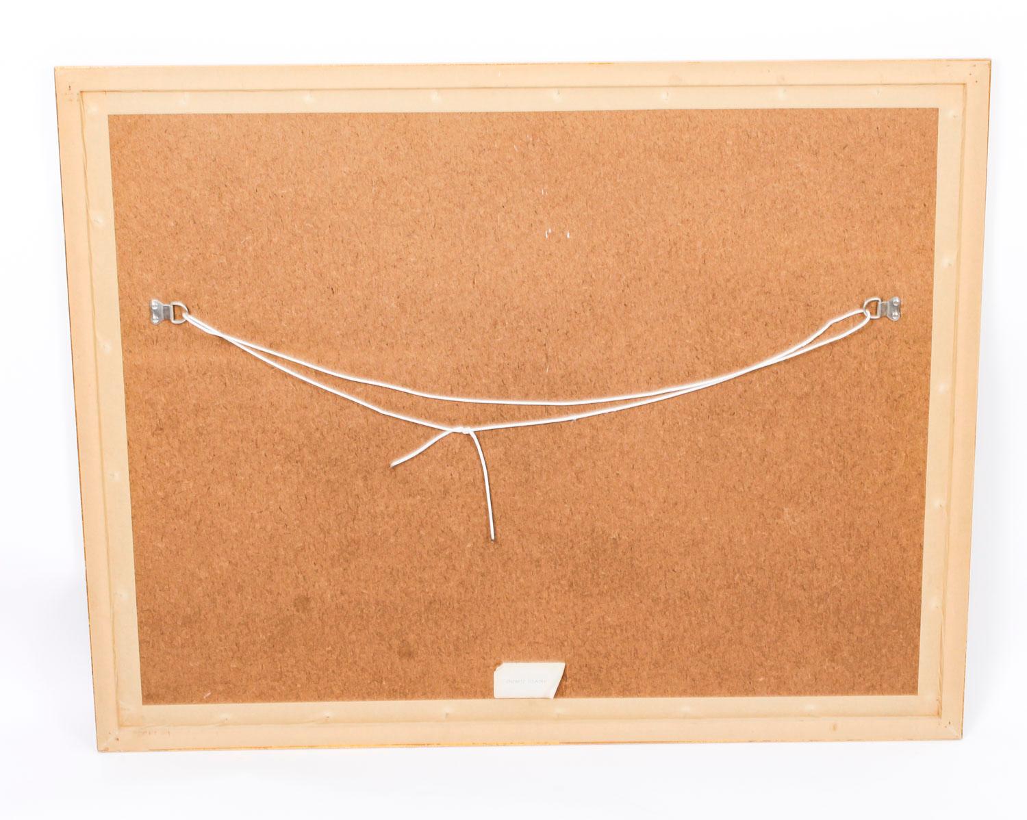 Vintage Pastel Tuscany Landscape by Brenda Mitchell, Late 20th Century ...