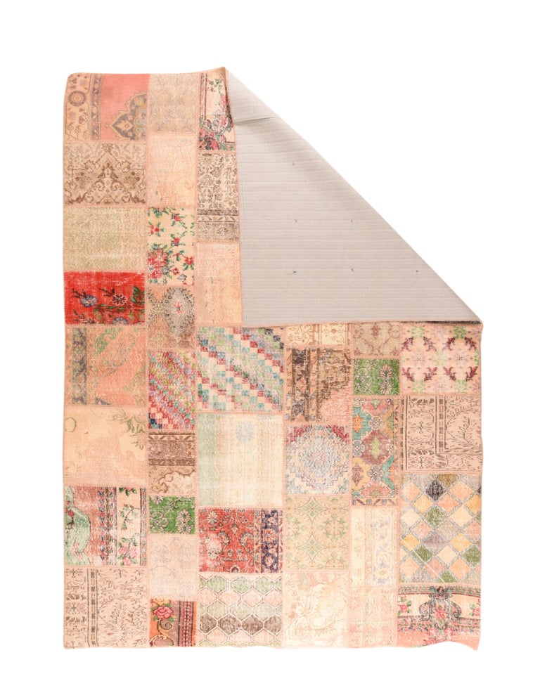 Vintage Patch Work Rug For Sale at 1stDibs