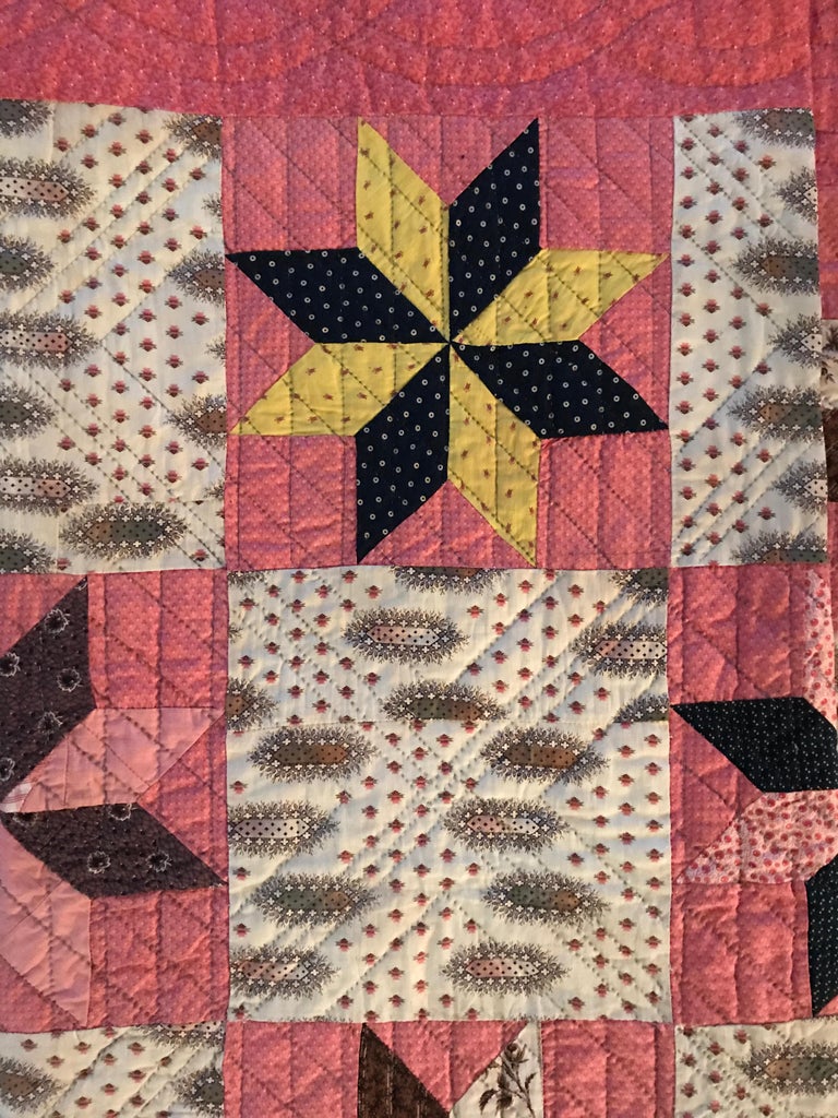 Vintage Patchwork Quilt, 19th Century For Sale at 1stDibs