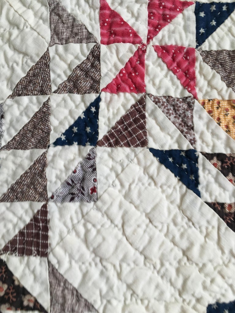 Vintage Patchwork Quilt For Sale at 1stDibs | old patchwork quilts ...