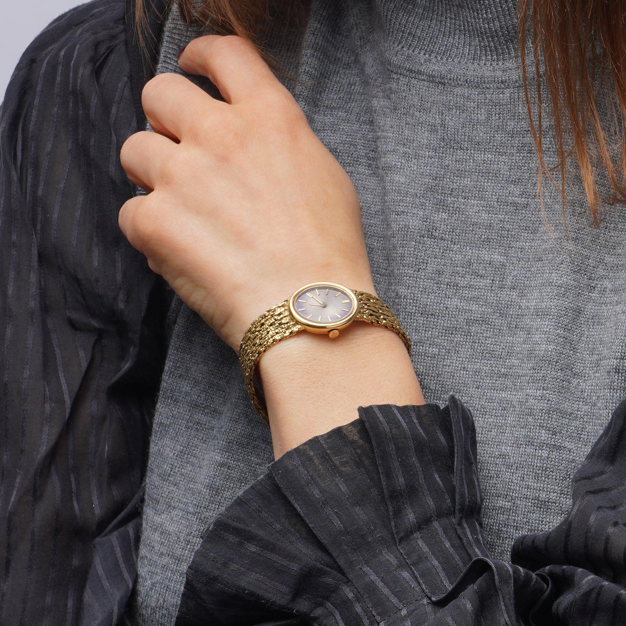 Vintage Patek Philippe 18kt Yellow Gold Golden Ellipse Bracelet ...