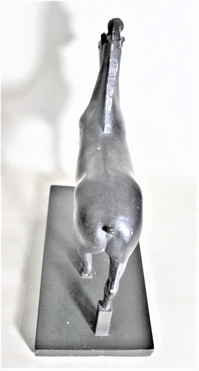 Vintage Patinated Plaster Greco-Roman Stylized Horse Museum Model or ...