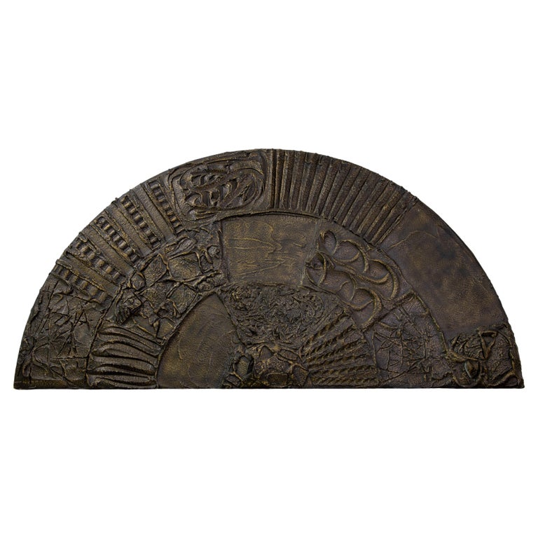 Vintage Paul Evans Goop Style Disc Bar Door, Brutalist Headboard Wall ...