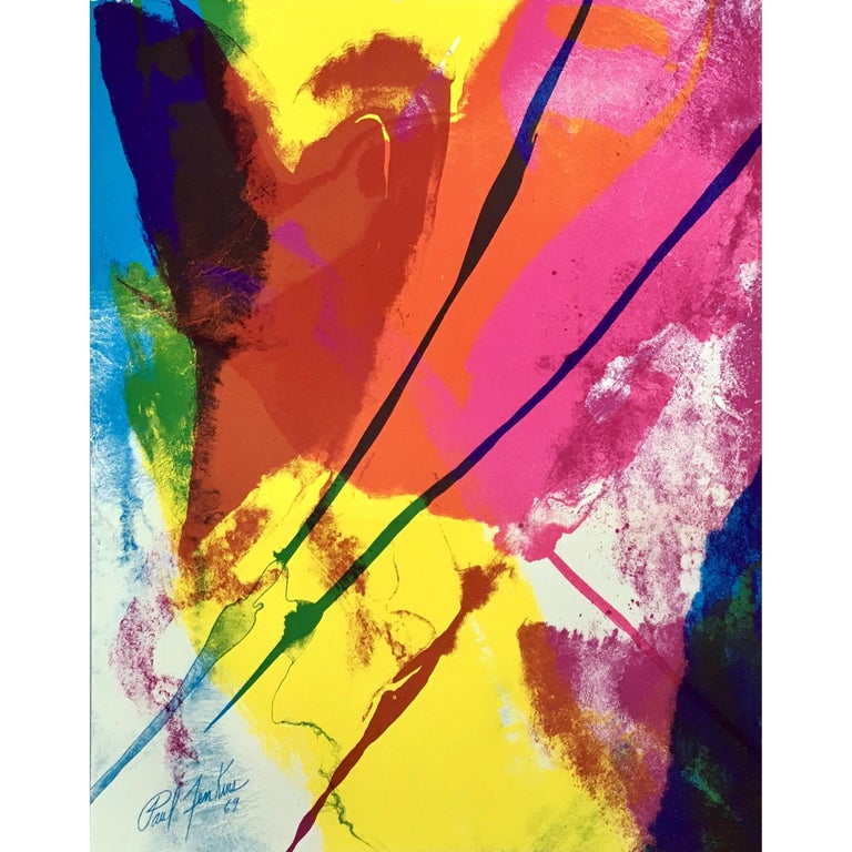 Vintage Paul Jenkins Lithograph at 1stDibs