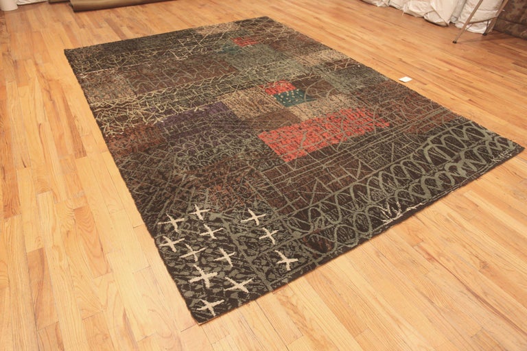 Vintage Paul Klee Ege Art Line Carpet Named "Structural 1". 8 ft 2 in x ...