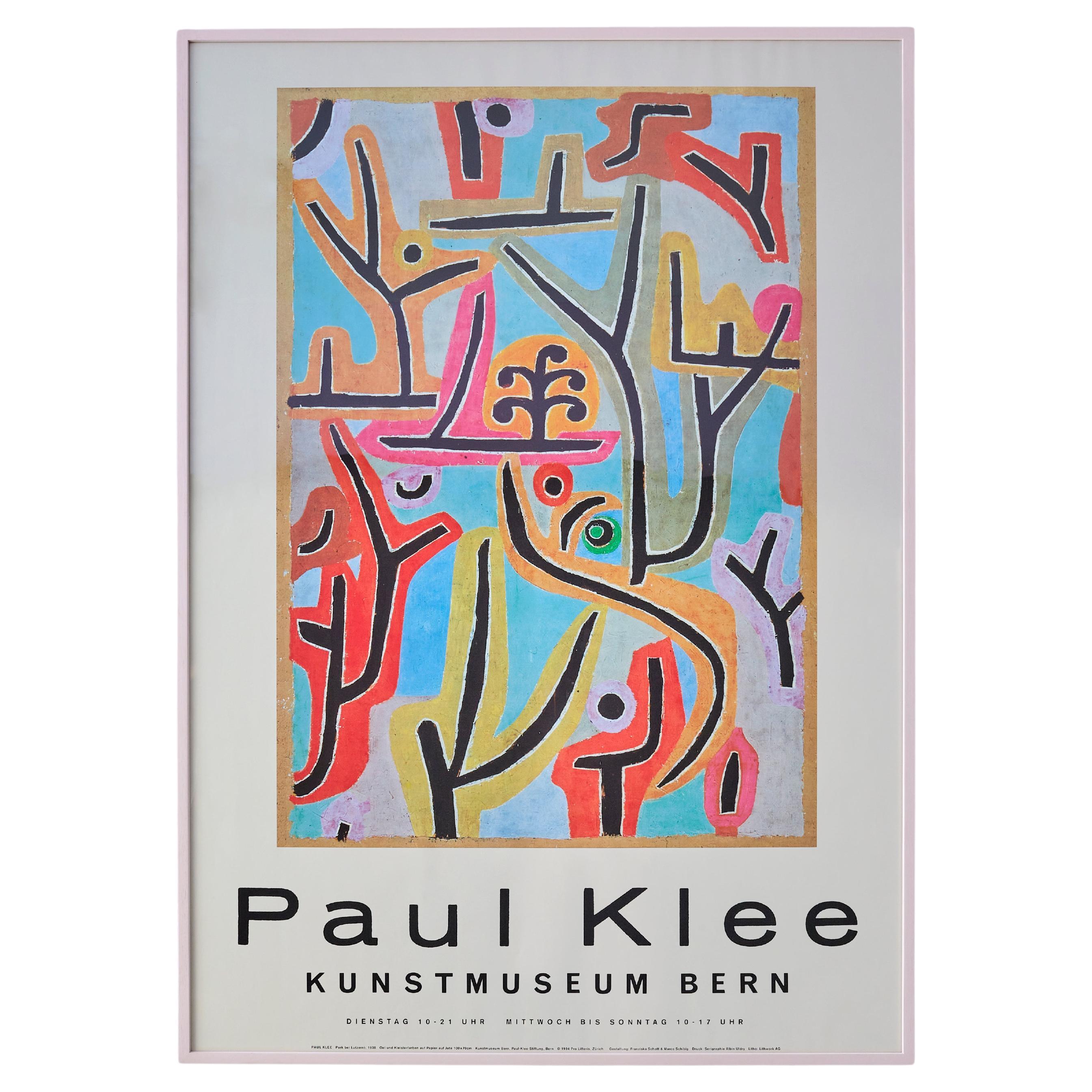 Vintage Paul Klee Exhibition Poster from Kunstmuseum Bern, Switzerland ...