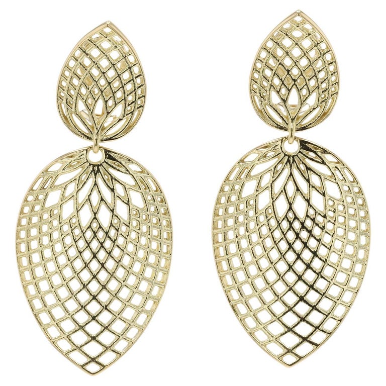 Vintage Paul Morelli Drop Earrings For Sale at 1stDibs