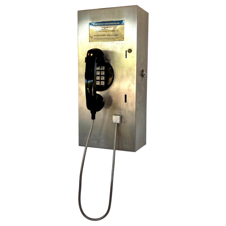 Vintage Payphone Stashbox For Sale at 1stDibs