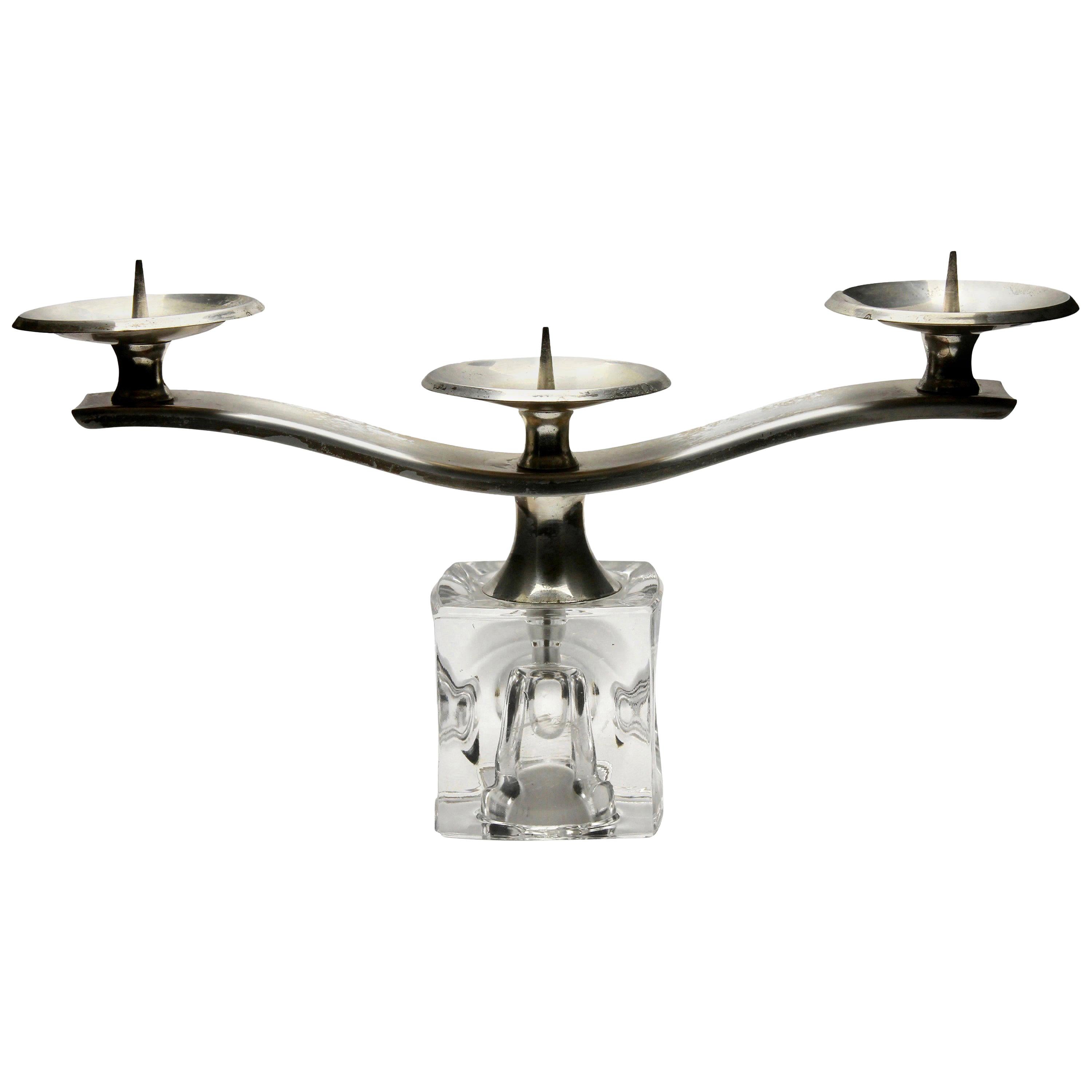 Vintage Peill and Putzler, Düren Ice Cube Candlestick, 1970s For Sale ...