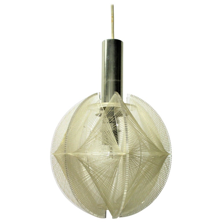 Vintage Pendant Light by Paul Secon for Sompex, 1960s at 1stDibs