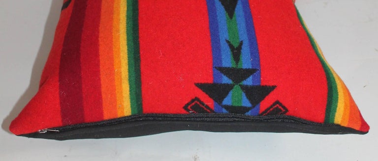 Vintage Pendleton Indian Design Camp Blanket Pillows, Pair at 1stdibs