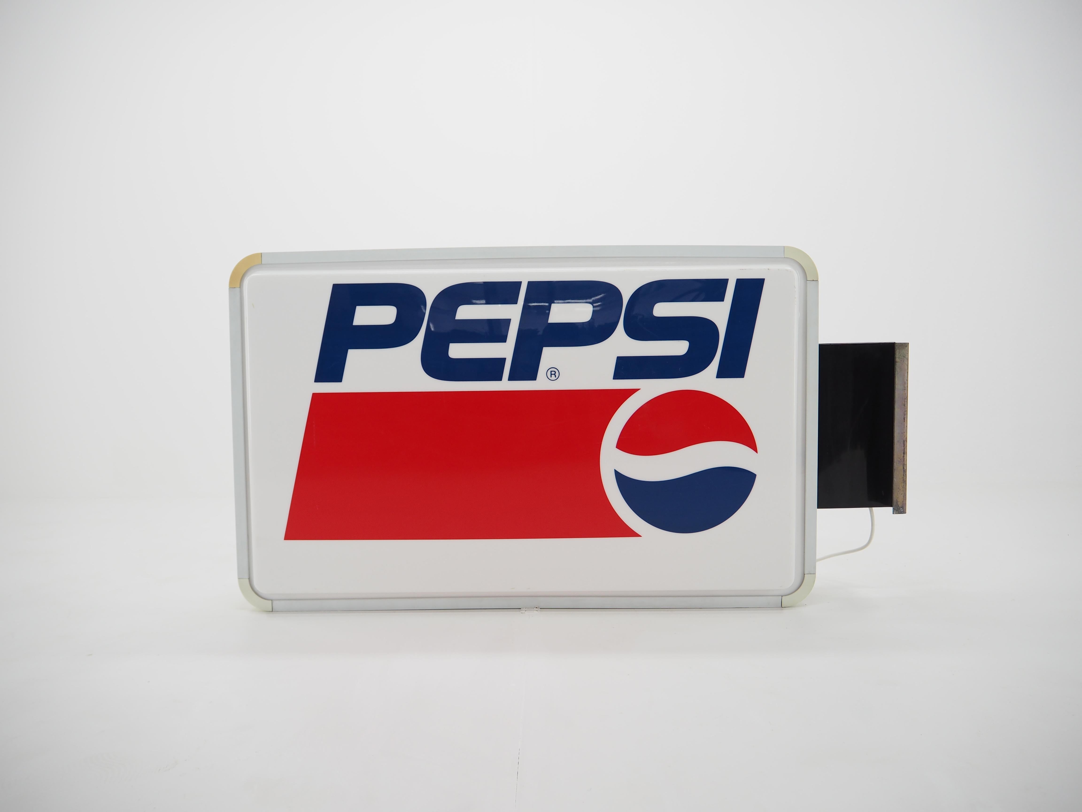 Vintage Pepsi Light Sign 1990s For Sale at 1stDibs | vintage pepsi ...