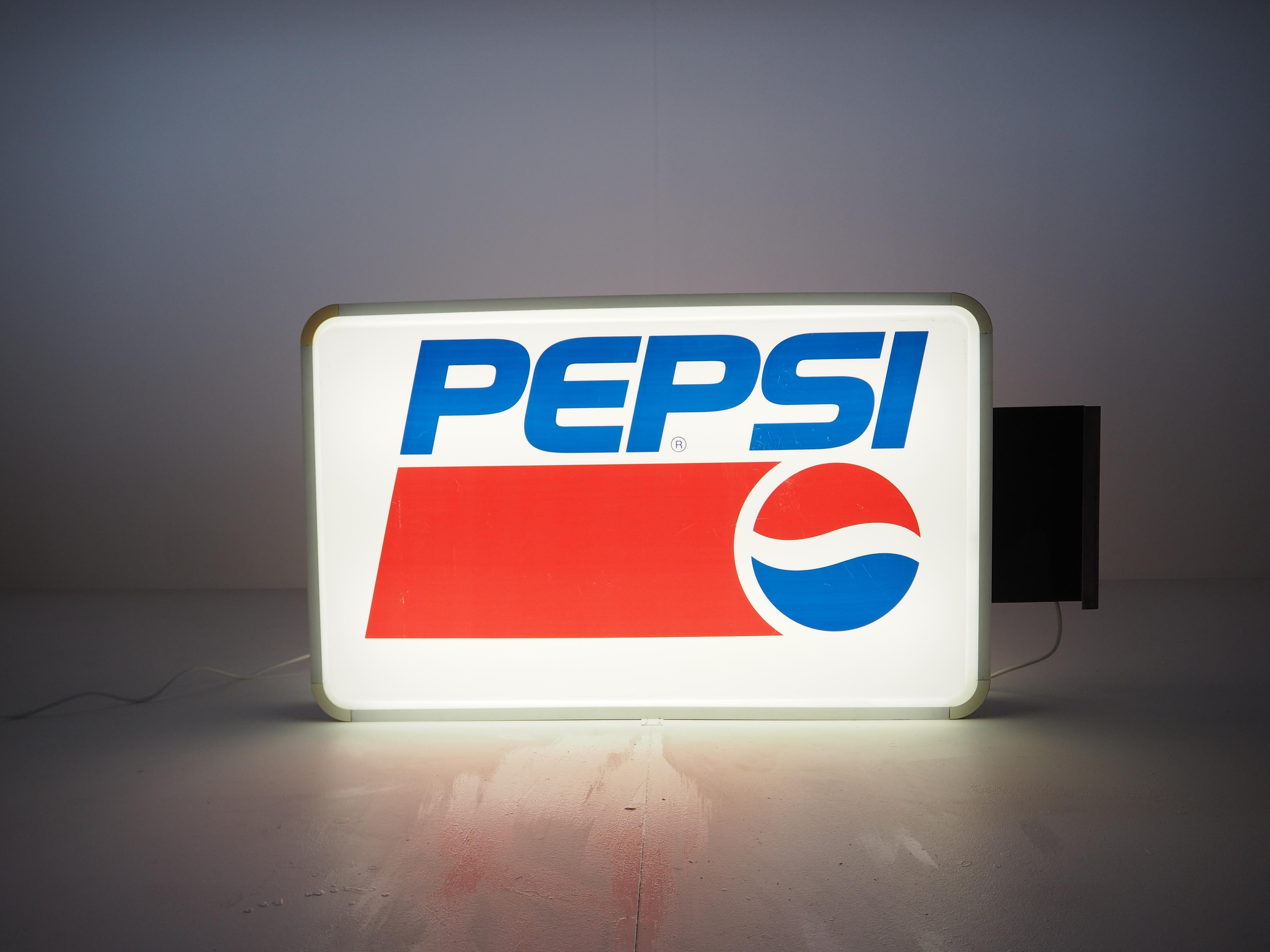 Vintage Pepsi Light Sign 1990s For Sale at 1stDibs | vintage pepsi ...